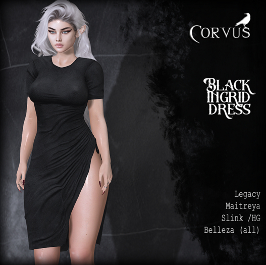 Second Life Marketplace - Corvus : DEMO Ingrid Dress